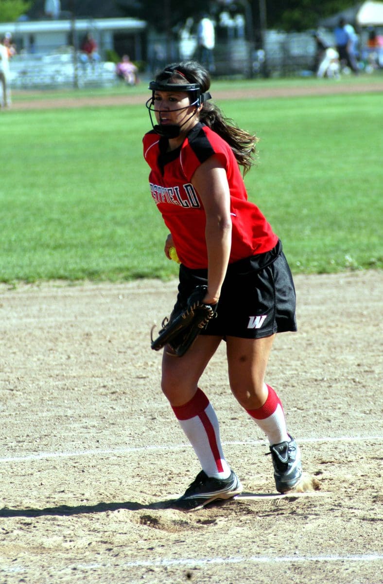 Westfield softball pitcher Sarah McNerney - The Westfield News