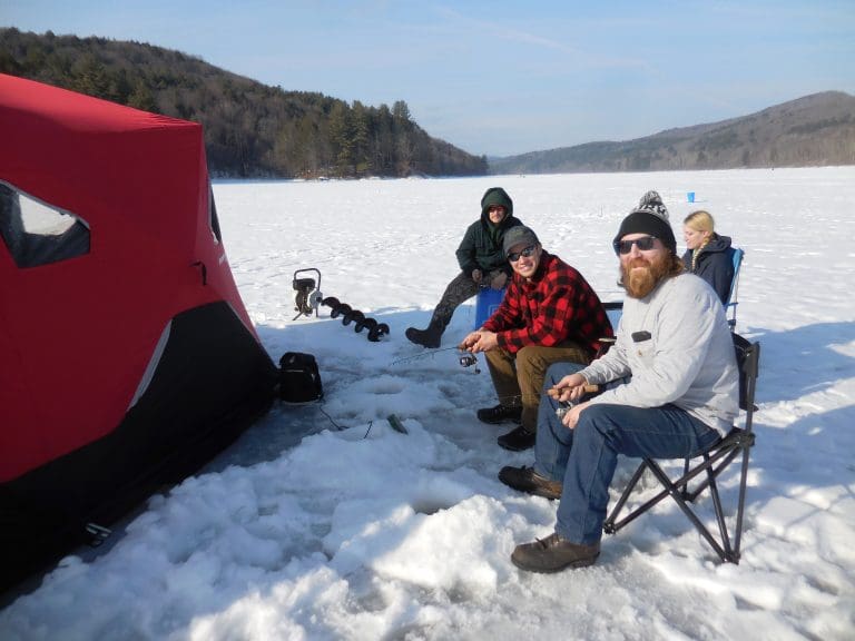 Ice fishing on Littleville Lake | The Westfield News |January 22, 2018
