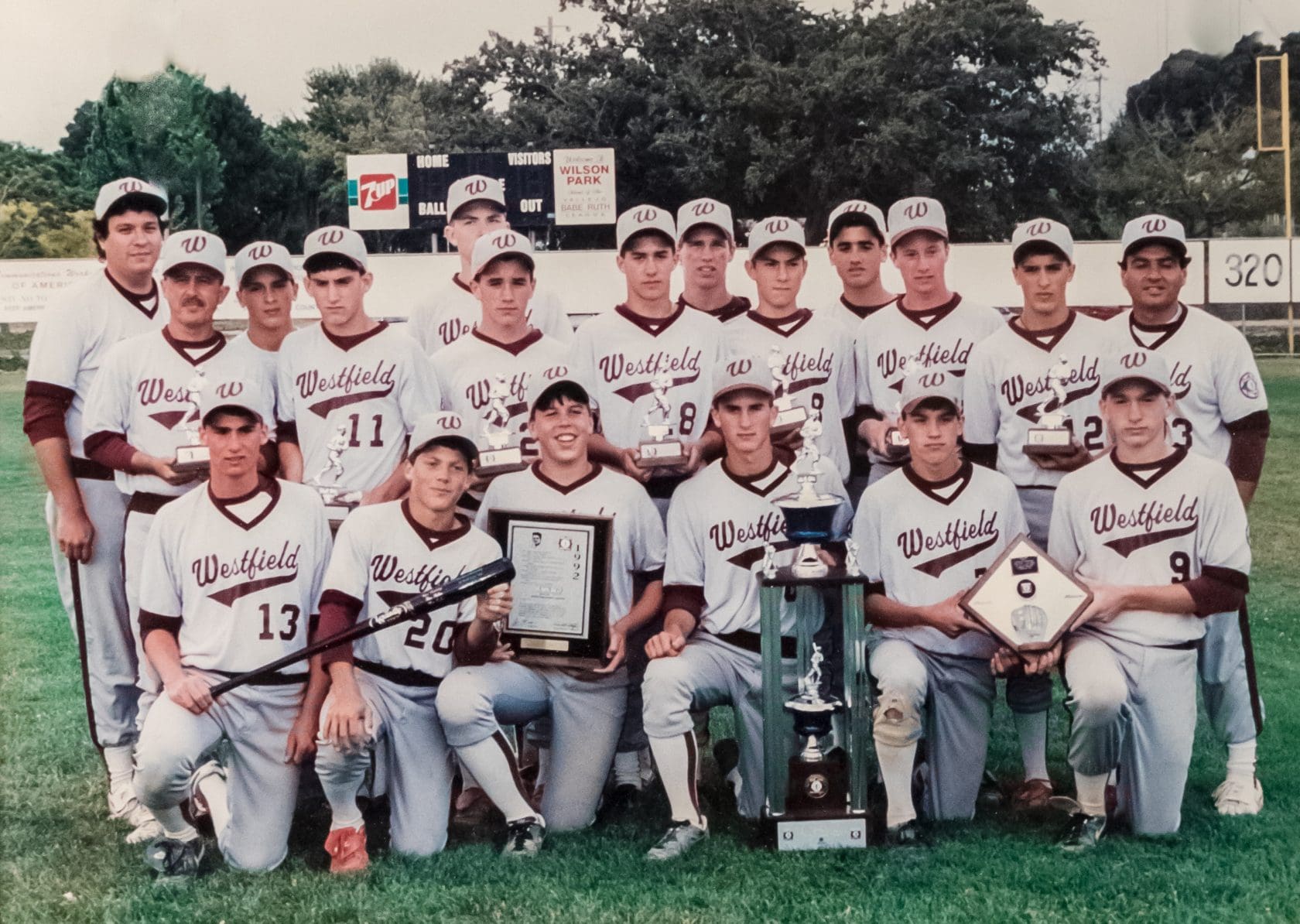 Babe Ruth - Team Picture 1992 - The Westfield News